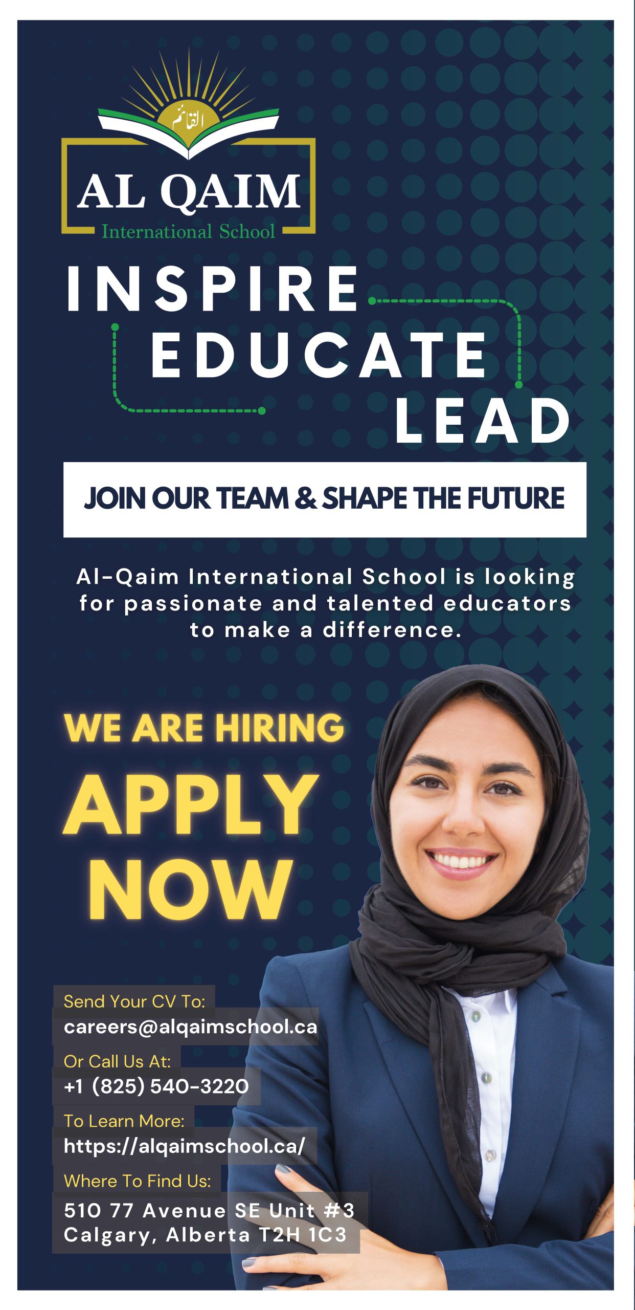 Join Our Team – Al-Qaim International School